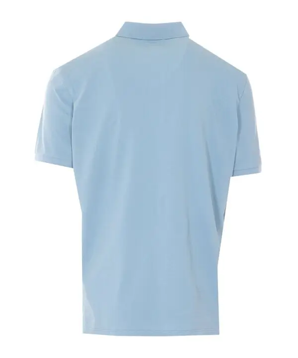 C.P. COMPANY Logo Embroidered Short-sleeved Polo Shirt