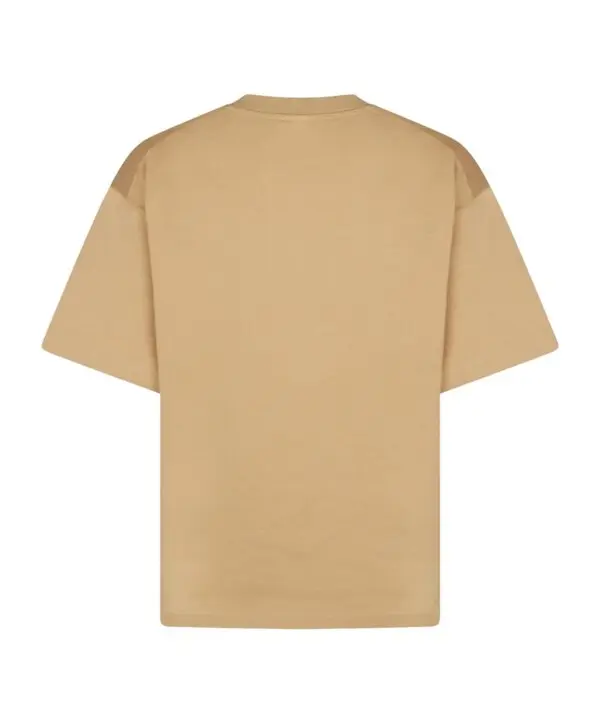 JIL SANDER Logo Printed Crewneck T-shirt - Beige