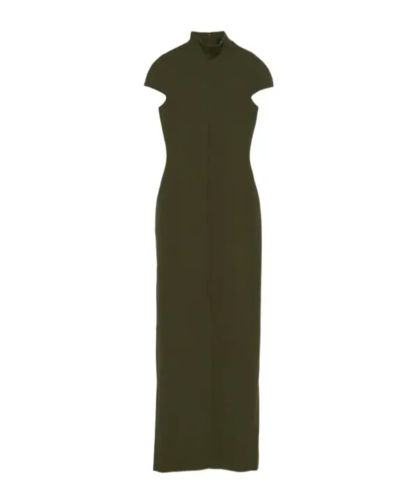 Solace London Maxi Dress - Dark Olive