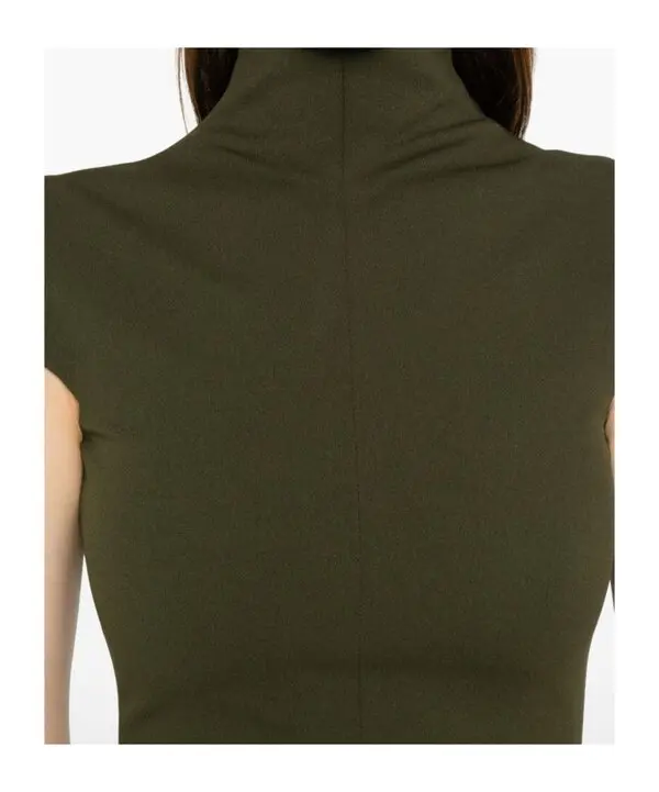 Solace London Maxi Dress - Dark Olive