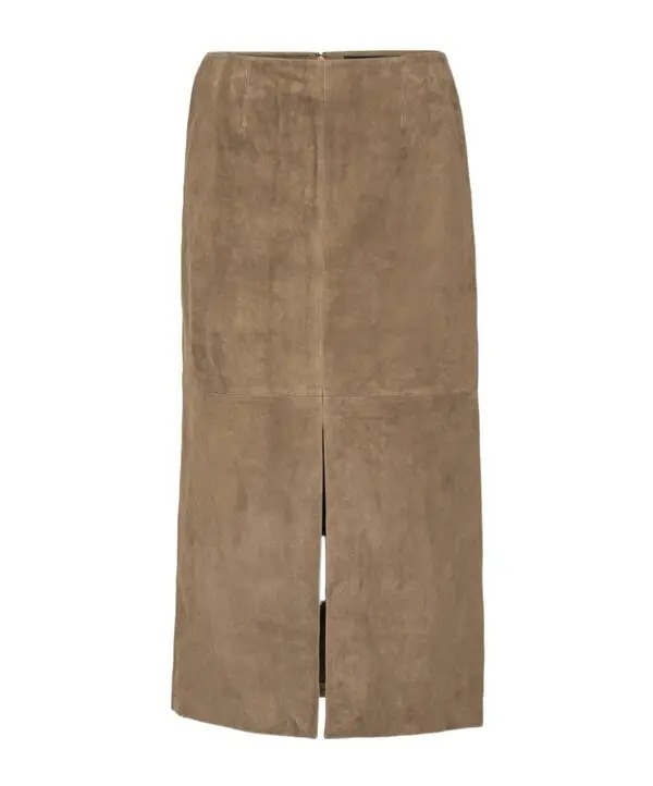 ROTATE BY BIRGER CHRISTENSEN Midi Pencil Skirt With Front Slit