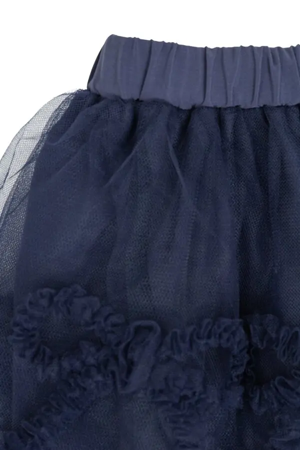 SELF-PORTRAIT Ruffled Tulle A-line Skirt