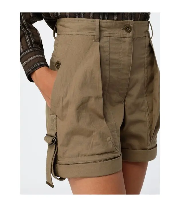 Isabel Marant Étoile Boniza Utility Shorts - Khaki