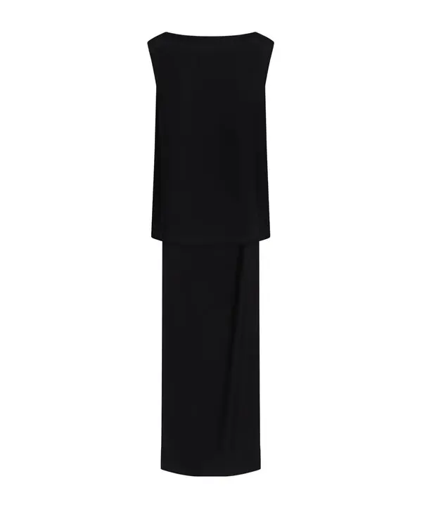 P.a.r.o.s.h Sleeveless Drape Detailed Dress