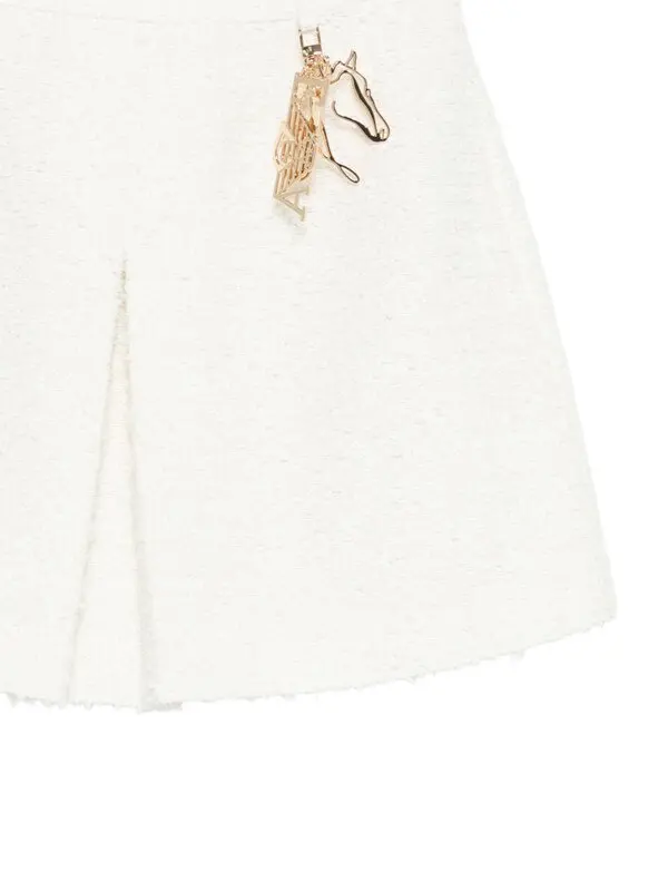 Emporio Armani Logo Plaque Mini Skirt