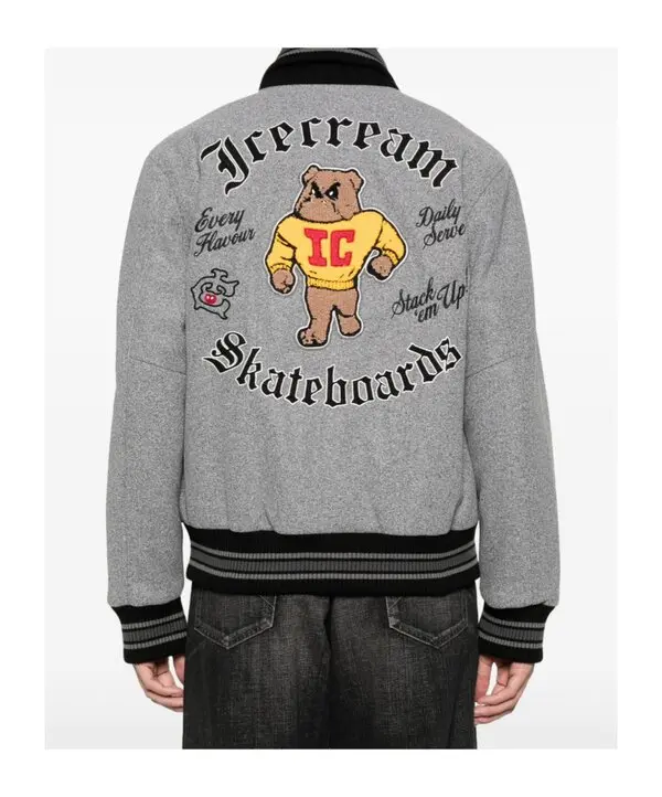 ICECREAM Logo-appliqué Bomber Jacket