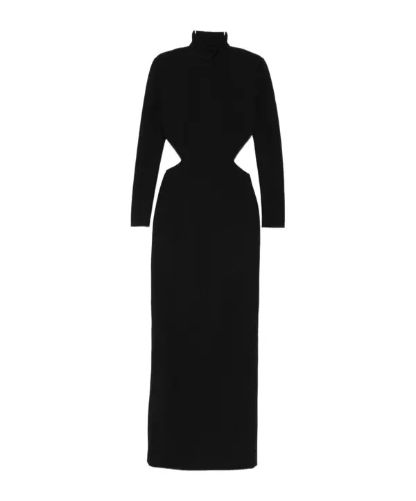 Solace Wilma Maxi Dress With Cutout Detail - Black