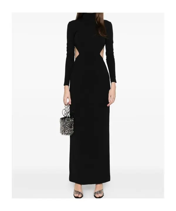 Solace Wilma Maxi Dress With Cutout Detail - Black
