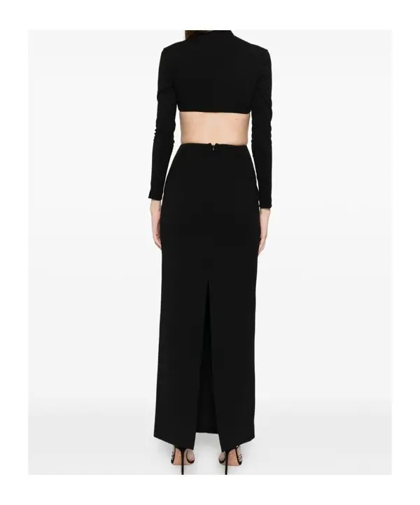 Solace Wilma Maxi Dress With Cutout Detail - Black