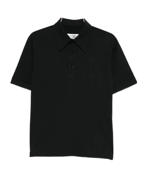 MAISON MARGIELA Logo-embroidered Polo Shirt