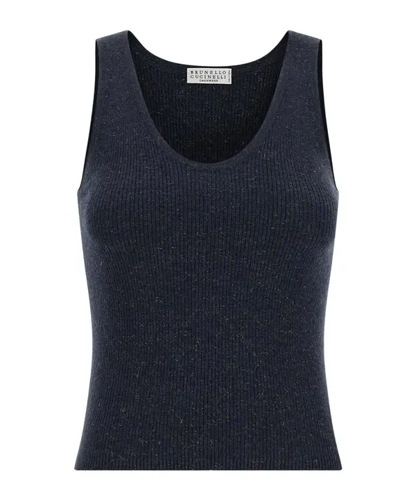 Brunello Cucinelli Sleeveless Knit Tank Top