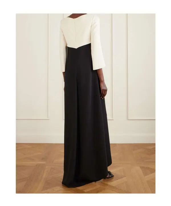 Valentino Garavani Color Block Bow Detail Dress