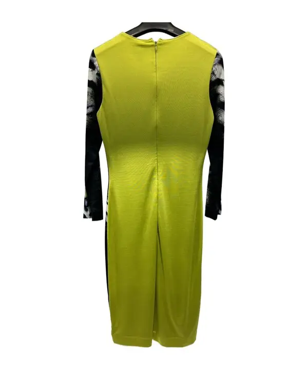 Just Cavalli Long Sleeve Printed Dress