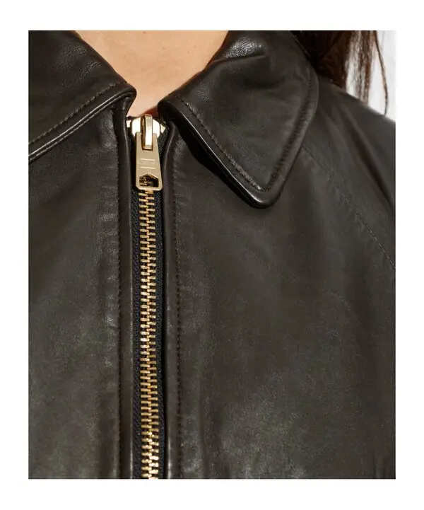 ALLSAINTS Anouk Leather Jacket - Brown