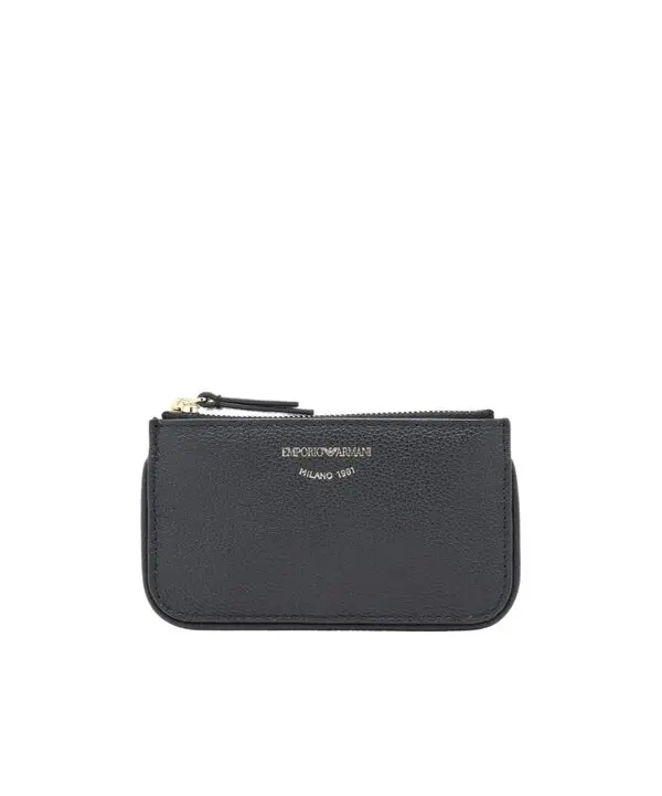 Emporio Armani Zip Wallet - Black