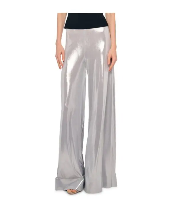 Norma Kamali Bias High-rise Flared Pants