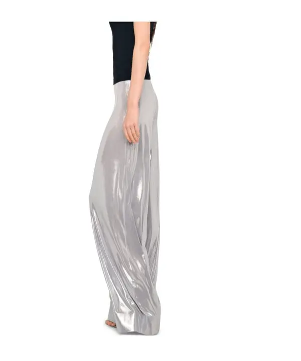 Norma Kamali Bias High-rise Flared Pants