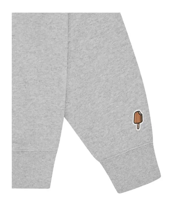 ICECREAM Running Dog Graphic Crewneck Sweatshirt - Gray