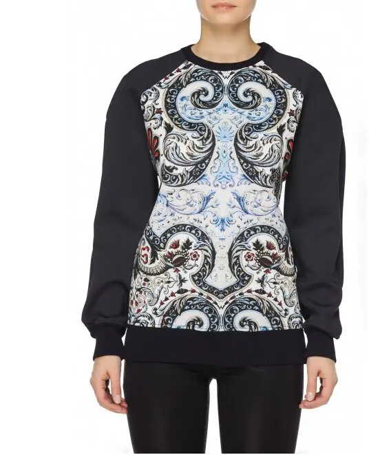 Just Cavalli Round Neck Printed Sweater