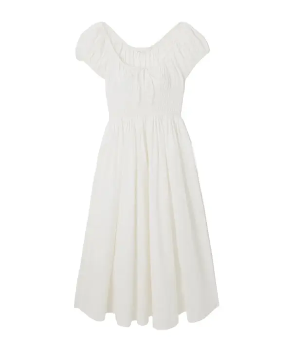DÔEN Quinn Midi Dress - White