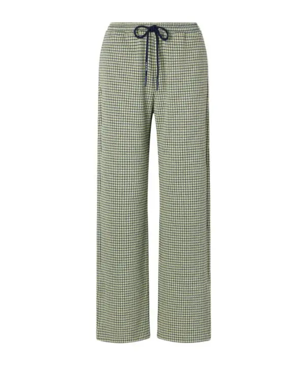 Marni Checked Jersey Wide-leg Pants