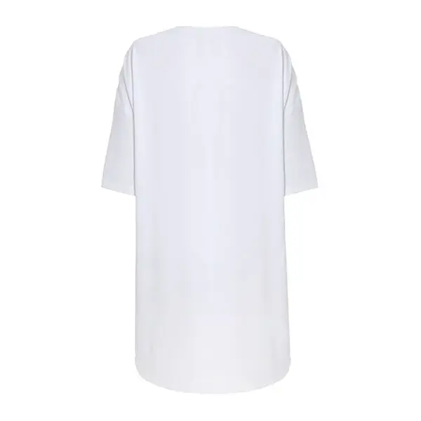 Kenzo Printed Logo T-shirt Dress - White