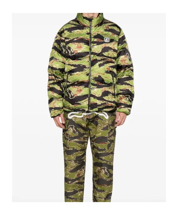 ICECREAM Tiger-stripe Puffer Jacket - Camo