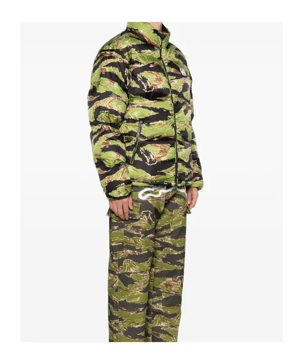 ICECREAM Tiger-stripe Puffer Jacket - Camo