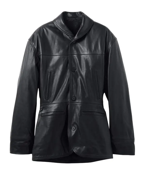 Jacquemus The Gardian Button-up Leather Jacket