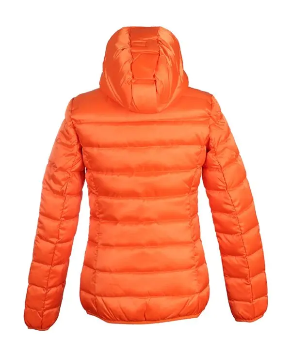 EA7 Hooded Down Jacket With Logo Detail