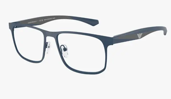 Emporio Armani Square Frame Eyeglasses - Black