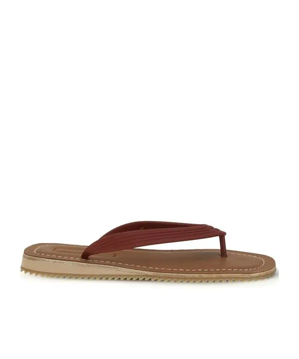 Miu Miu Thong Flip Flops - Brown