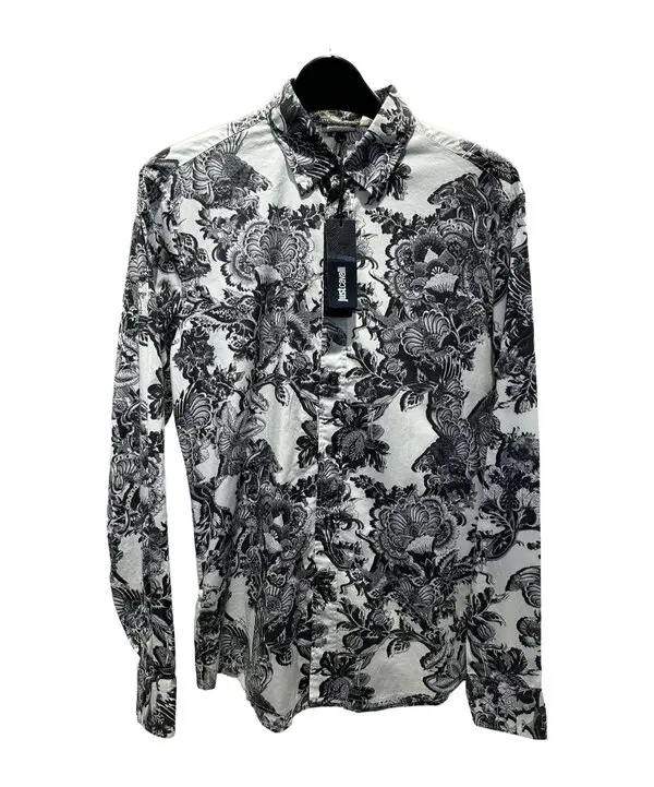Just Cavalli Pattern Printed Long-sleeved Shirt