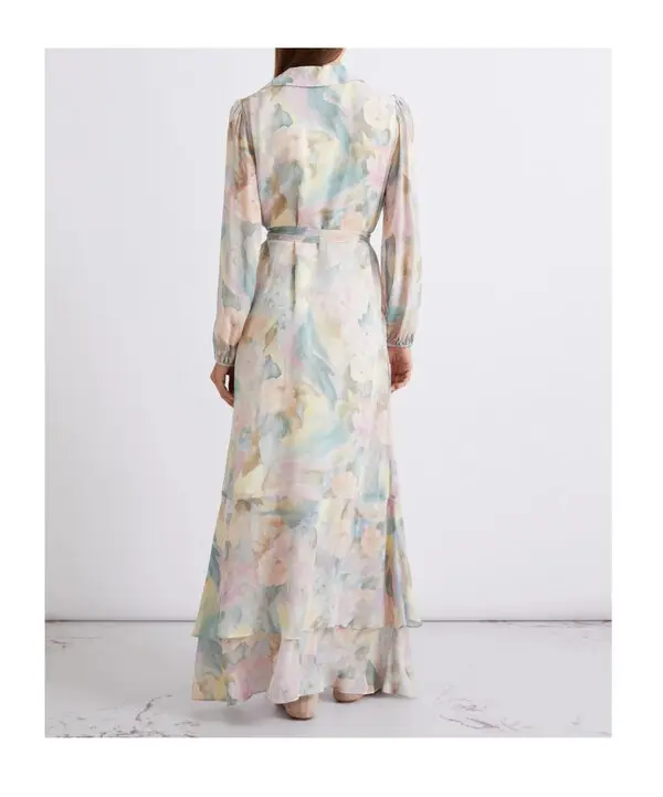 Marella Long Printed Georgette Dress