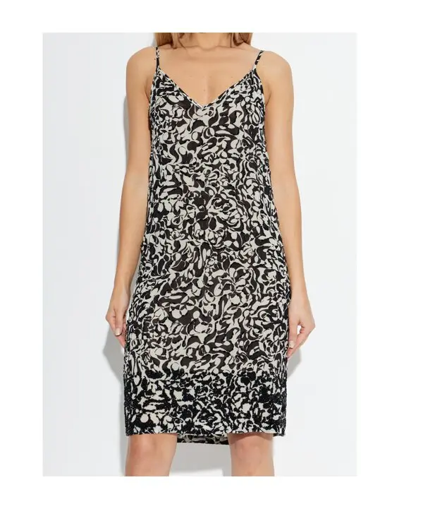 Dries Van Noten Sleeveless V-neck Dress