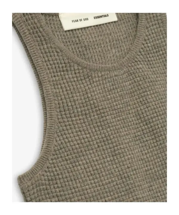 Fear Of God Waffle Sport Tank Top - Gray