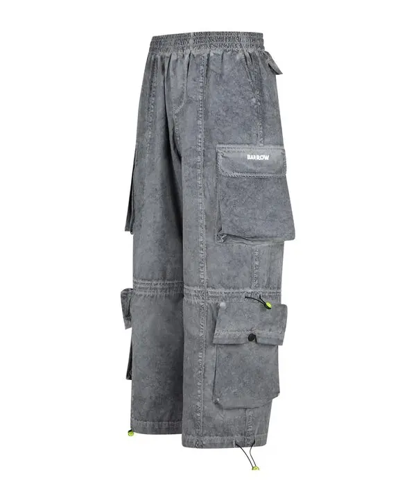 BARROW Washed Nylon Cargo Pants