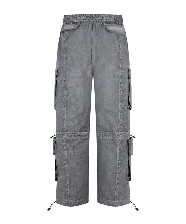 BARROW Washed Nylon Cargo Pants