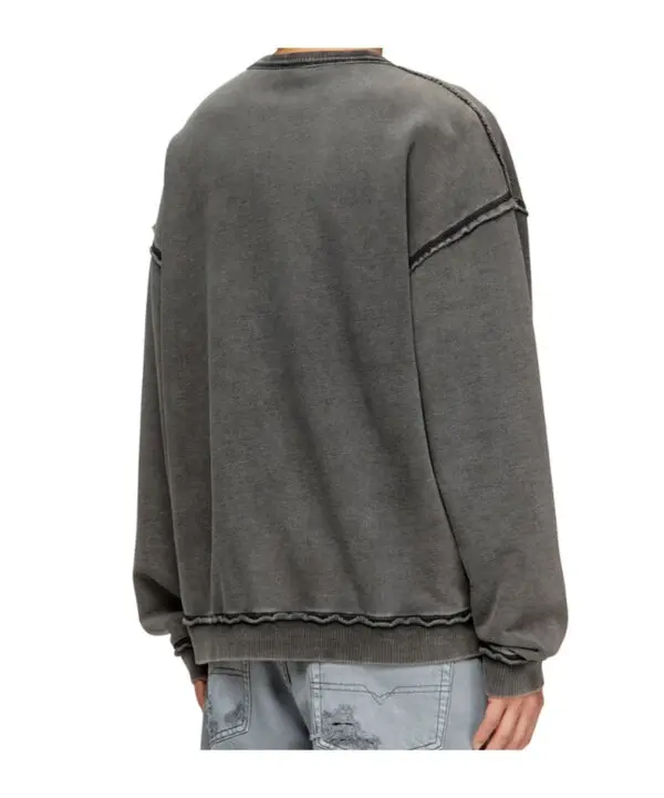 DIESEL® S-boxt-raw-v1 Sweatshirt - Dark Gray