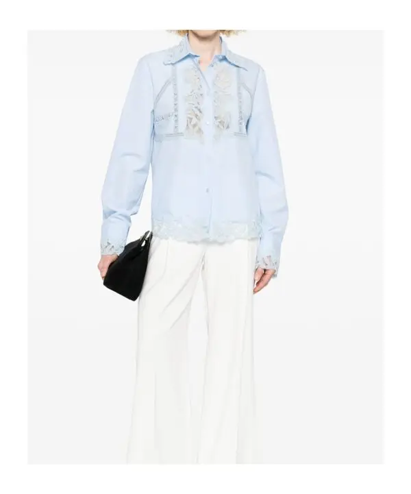 Ermanno Scervino Lace Detail Shirt