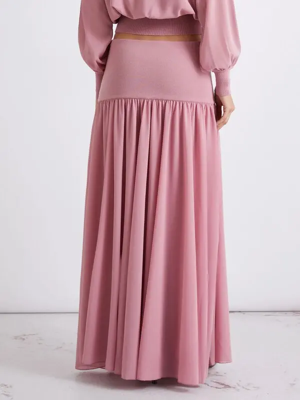 Marella Pleated Midi Skirt