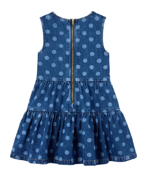 SELF-PORTRAIT Polka Dot Tiered Dress