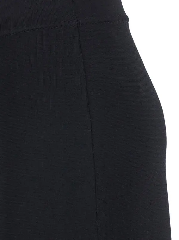 P.a.r.o.s.h Punto Milano Wide-leg Trousers - Black
