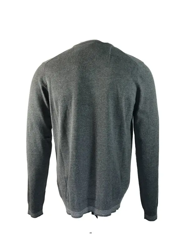 Hugo Boss Logo Crew Neck Long Sleeve Sweater - Black