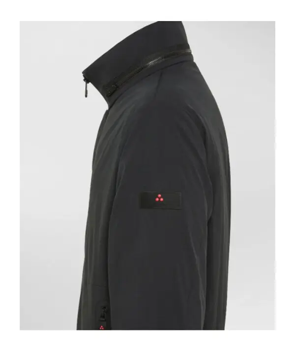 Peuterey Logo Patch Hooded Jacket - Black