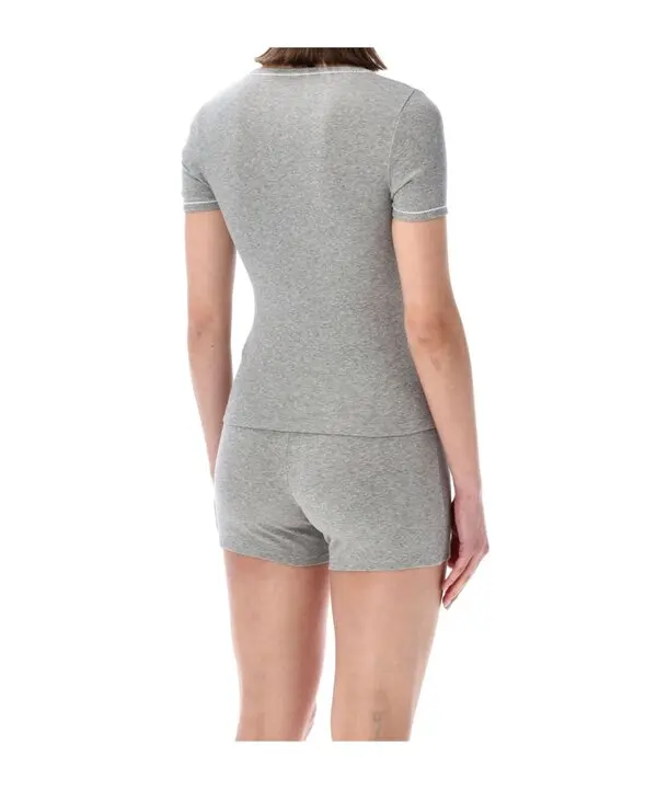 MARINE SERRE Square Neck T-shirt