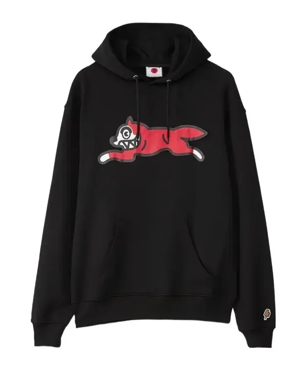 ICECREAM Running Dog Graphic Hoodie - Black