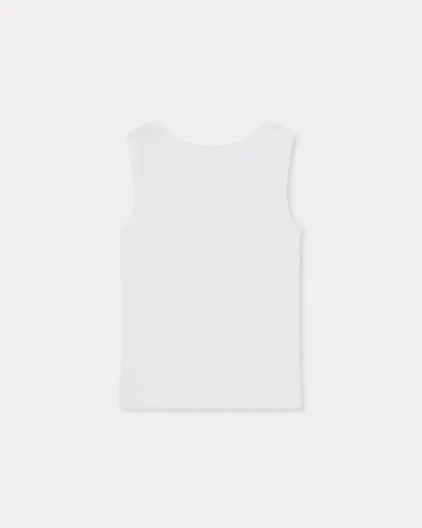 Kenzo Boke Flower 2.0 Rib Tank Top - White