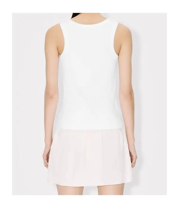 Kenzo Boke Flower 2.0 Rib Tank Top - White