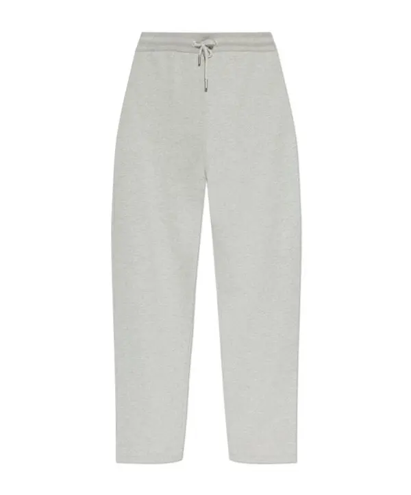 Ami Drawstring Wide-leg Trousers - White
